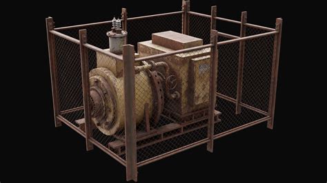 Old Rusty Generator Superhive Formerly Blender Market