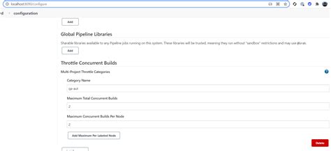How To Limit Concurrent Matrix Multi Configuration Builds In Jenkins Stack Overflow