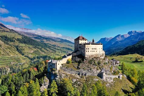 Tarasp Castle A Historic Fortress In Graubünden Switzerland Ancient