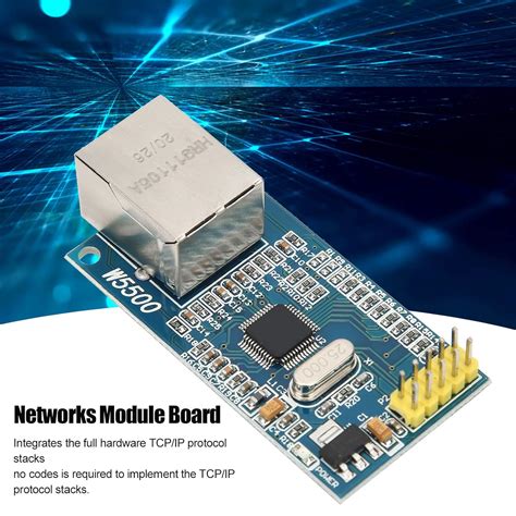 Módulo De Redes Tcp Módulo De Red Lan Ethernet W5500 Tcpip 51 Stm32