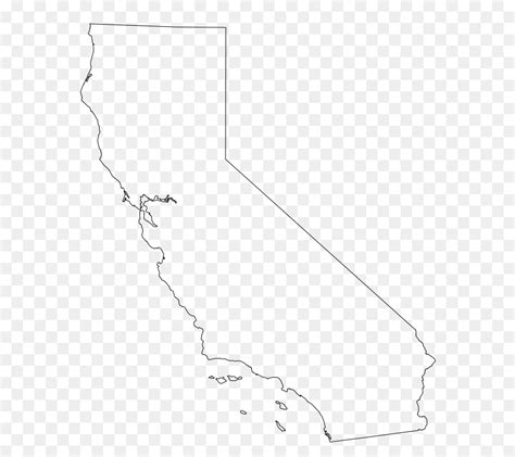 California State Map Outline Large