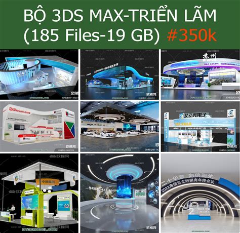 3ds Max TriỂn LÃm Dt 3d Model