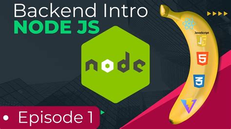Create A Backend Server With Node Js Part 01 Youtube