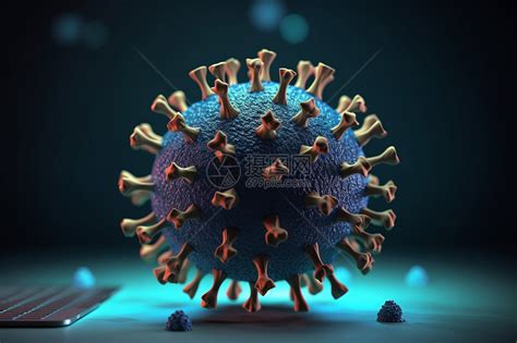 生物病毒分子结构概念图图片素材 正版创意图片600599093 摄图网