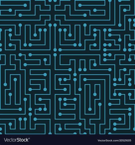 Technology Pattern Royalty Free Vector Image Vectorstock