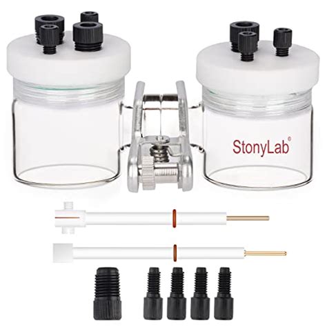 Stonylab H Type Electrolytic Cells Borosilicate Replaceable Ion