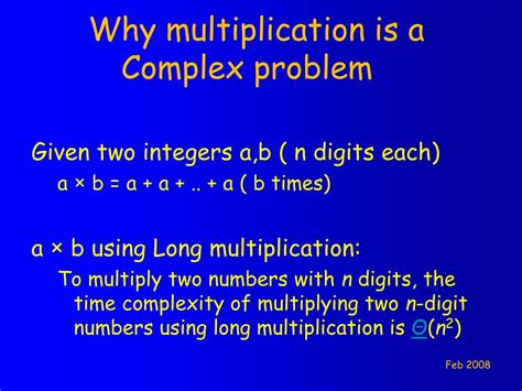 Ppt Fast Multiplication Algorithm For Three Operands And More Powerpoint Presentation Id