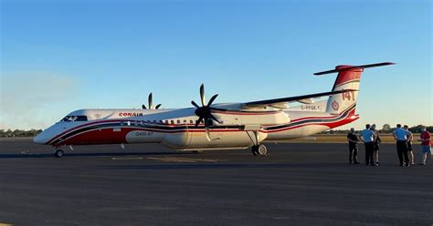 Central Queensland Plane Spotting Conair Aerial Firefighting Dash 8