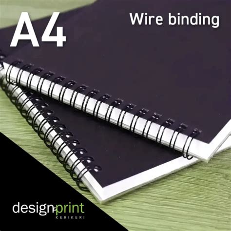 A4 Wire Binding Design Print Kerikeri