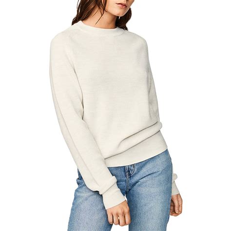 Knitted Merino Clothes Women′ S Pullover 100 Natural Merino Wool Crew