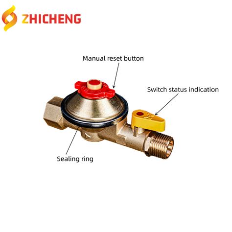 China Factory Price Manufacture Self Closing Valve For Home Gas Piping Security Valve Home Safty