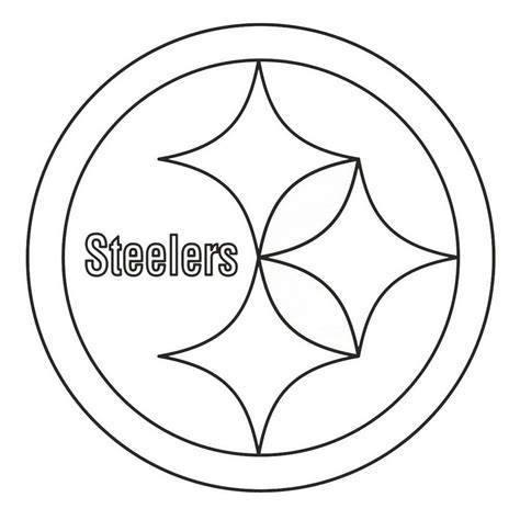 Steelers Logo Black And White