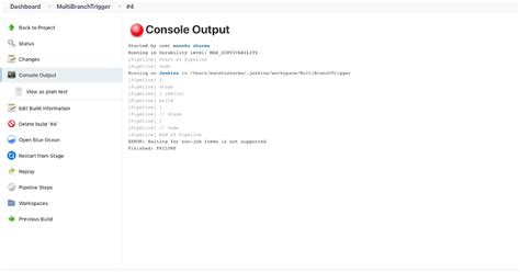 How To Trigger Scan Multibranch Pipeline Now