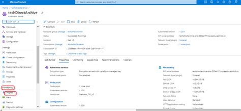 how to use container insights for azure kubernetes workload