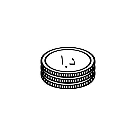 Jordanian Currency Icon Symbol Jordanian Dinar Jod Sign Vector