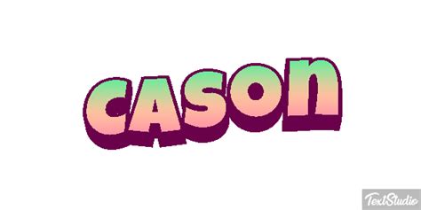 Cason Name Animated  Logo Designs