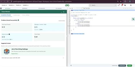 👨‍💻 Practicing Java Conditionals With A Simple Even Odd Problem Bhavana Shree B S