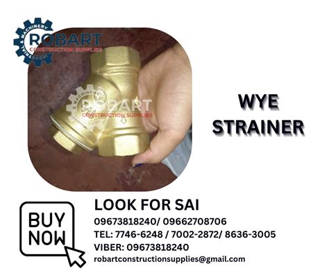 Wye Strainer Commercial And Industrial Construction Tools And Equipment