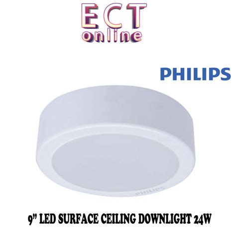 Philips 9 24w Meson Led Surface Ceiling Downlight Down Light 59474