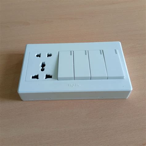 Electric Switch 4 Gang Switch Socket 3 Pin Socket 2 Pin Socket Mk