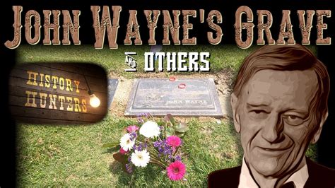 John Waynes Grave At Pacific View Memorial Park Youtube