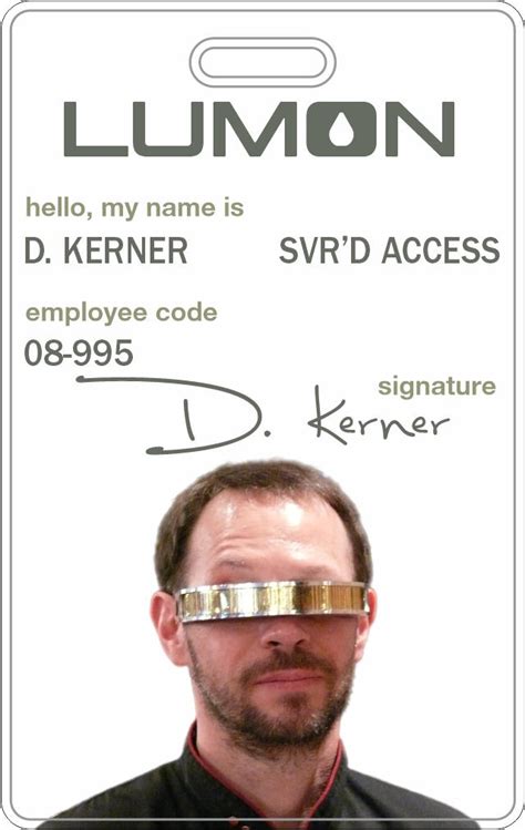 Severance Lumon Id Badge By Cmdrkerner On Deviantart