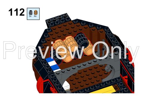 Lego Moc Remake Lego 2689 2690 Red Beard Runner V10 By Itnael