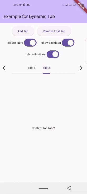Dynamictabbar Real Flutter