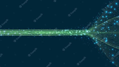 Premium Vector Technology Background Big Data Visualization Concept