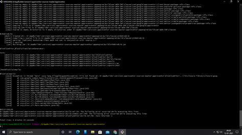 Error While Building Open Source App Inventor Open Source Development
