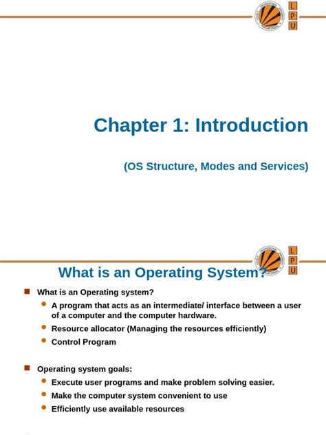 Unit1 Introduction To Os1 Pdf Kernel Operating System Operating System