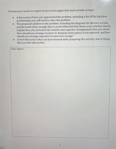 Preparation Activity 2 Capacitor Networks This