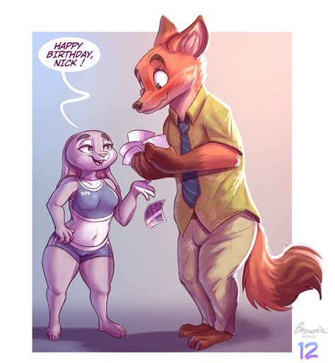 Rule 34 Anthro Birthday Breasts Brownieclop Bulge Canid Canine
