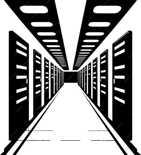Information Oasis Server Farm Vector Emblem Digital Fields Data Center