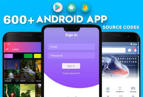 600 Mobile App Source Codes Editables