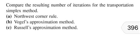 Solved Operations Research Problem And Find The Optimal