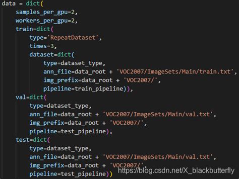 mmdetection，训练voc格式数据集 csdn博客