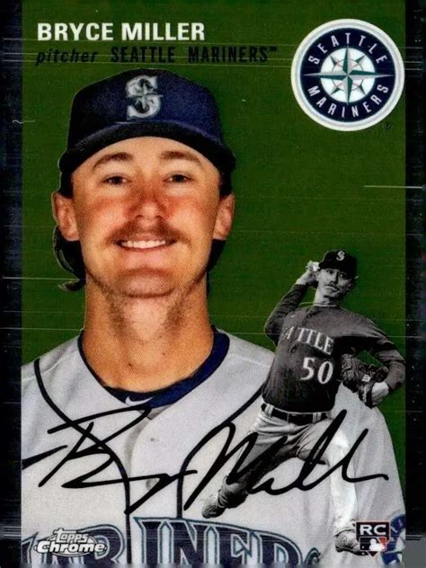 Mlb 2023 Topps Chrome Platinum Single Card Bryce Miller 268 Rookie Toywiz