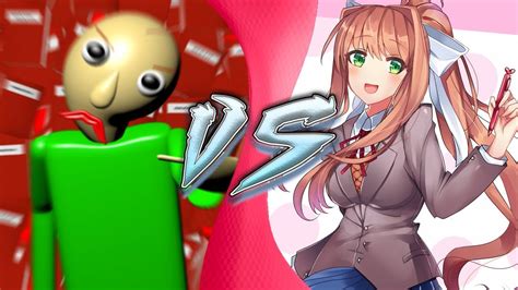 Doki Doki Baldi Anime Baldi S Basics Vs Doki Doki Literature Club