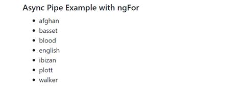 Async Pipe In Angular Jayant Tripathy
