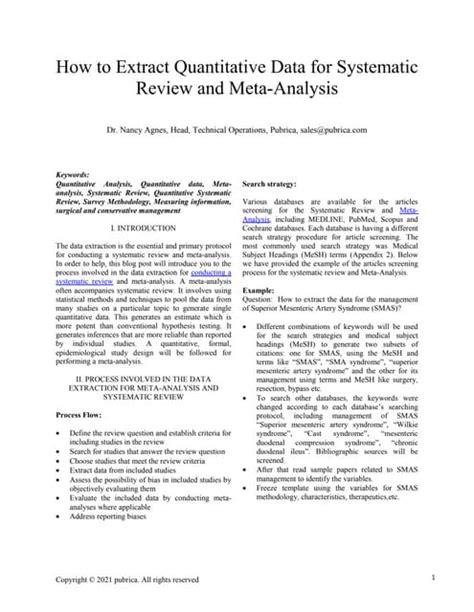 Narrative Review Systematic Review Data Extraction Ppt