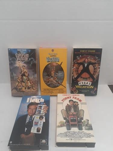 Chevy Chase Vhs Lot Of 5 Vegas Vacation Funny Farm Fletch Vacation E