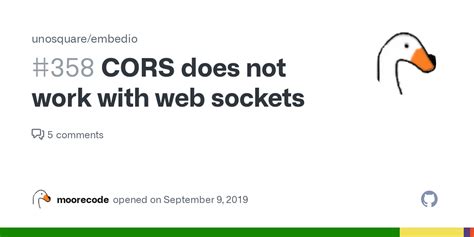 Cors Does Not Work With Web Sockets Issue Unosquare Embedio Github