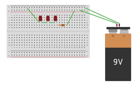 Circuit Design Circuito Serie Actividad 1 Tinkercad