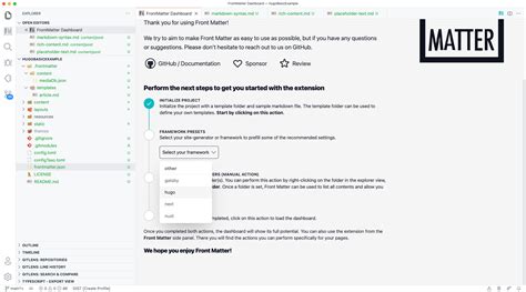 Hugo Configuration Front Matter