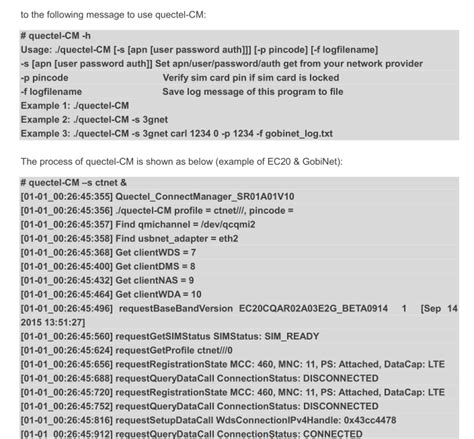 SOLVED EC25 E Can T See Any Ip Address In Output Of Ifconfig LTE Standard Module Quectel