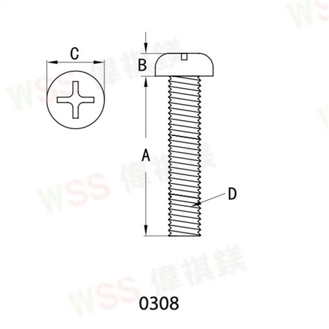 Cpf 410a Crossed Pan Head Screw Weichimei Wss