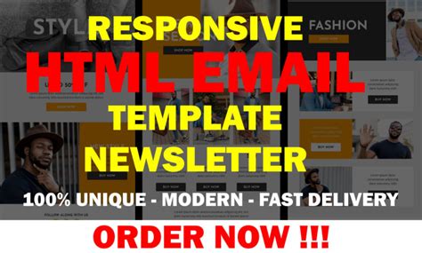 Create Html Email Template By Ihemebiriegondu Fiverr