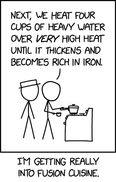 Xkcd Cuisine