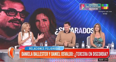 La Tajante Respuesta De Daniela Ballester A Daniel Osvaldo Tras